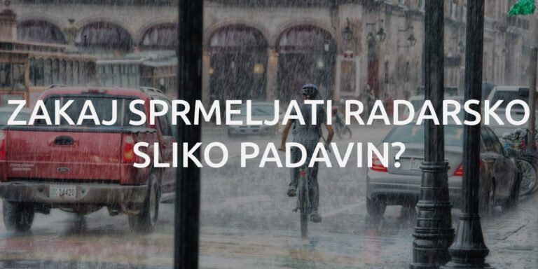 Radarska Slika Padavin - Animacija in vreme v živo!
