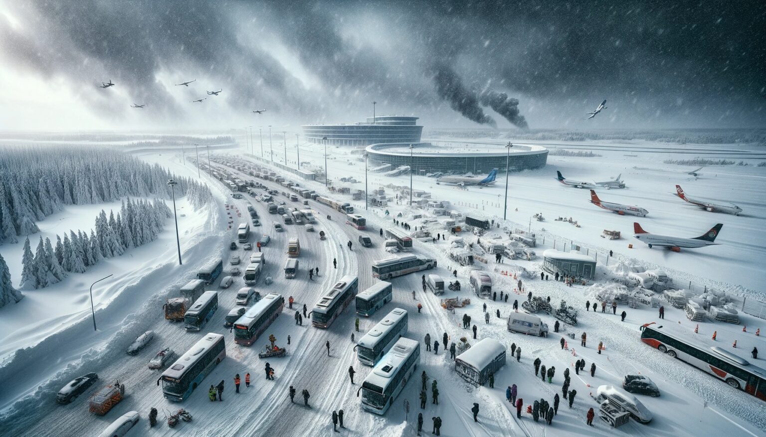 Ekstremne zimske razmere povzročajo kaos po severni Evropi - Radarska ...